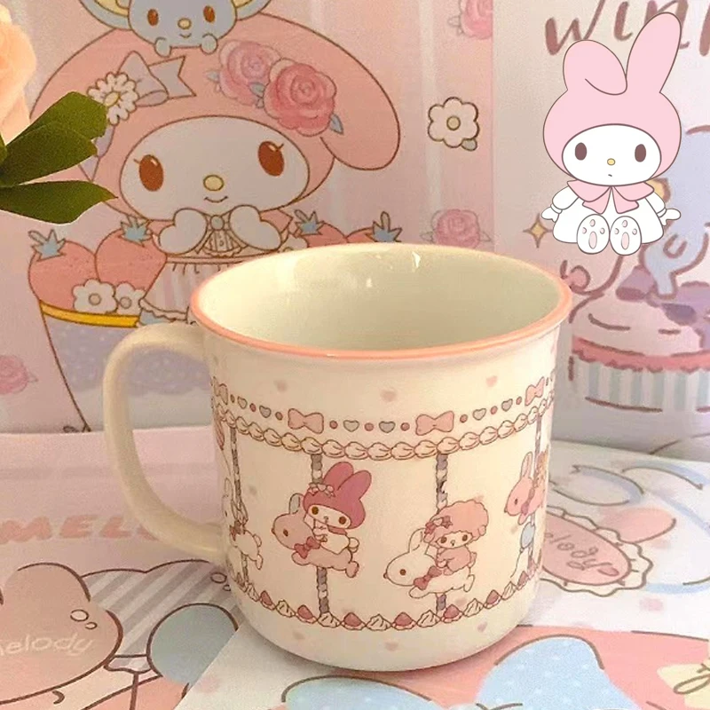 Sanrio-Kawaii-Pochacco-Water-Cup-Hello-Kitty-My-Melody-Student-Cartoon ...