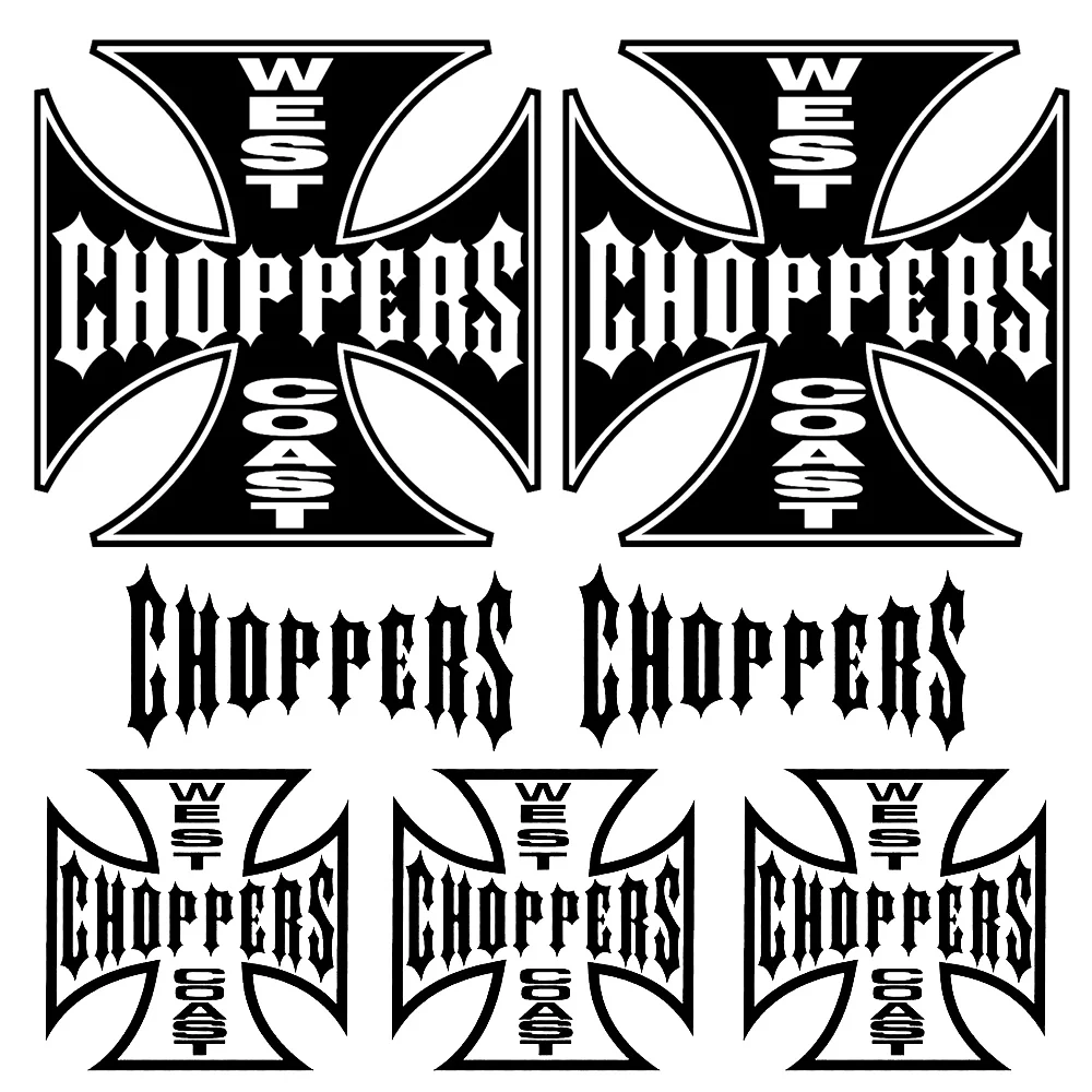 Classic for West Coast Choppers Graphics Decals Stickers Motorcycle Car ...