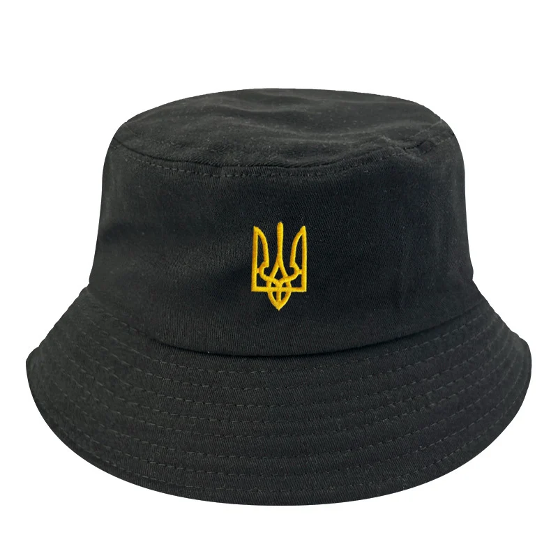 Embroidered-Ukraine-Bucket-Hats-Cool-Tryzub-Ukrainian-Caps-Summer ...