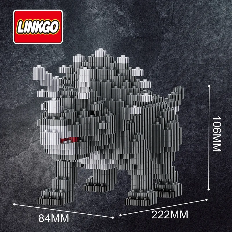 Linkgo Jurassic Dinosaur Mini Building Blocks Tyrannosaurus Rex ...