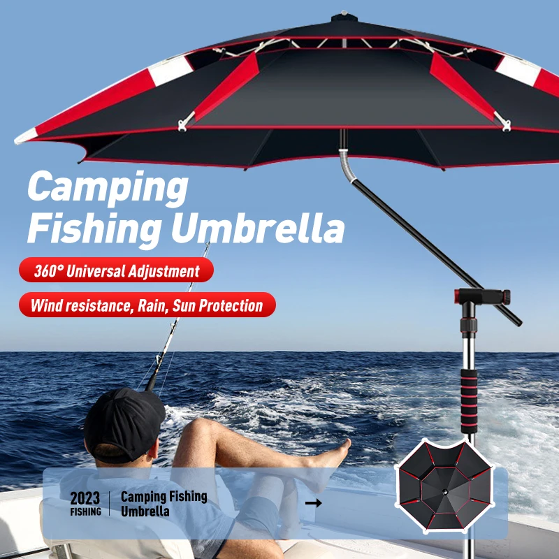 Folding-Large-Fishing-Umbrella-Thicken-Sunscreen-Sunshade-Rain-proof ...