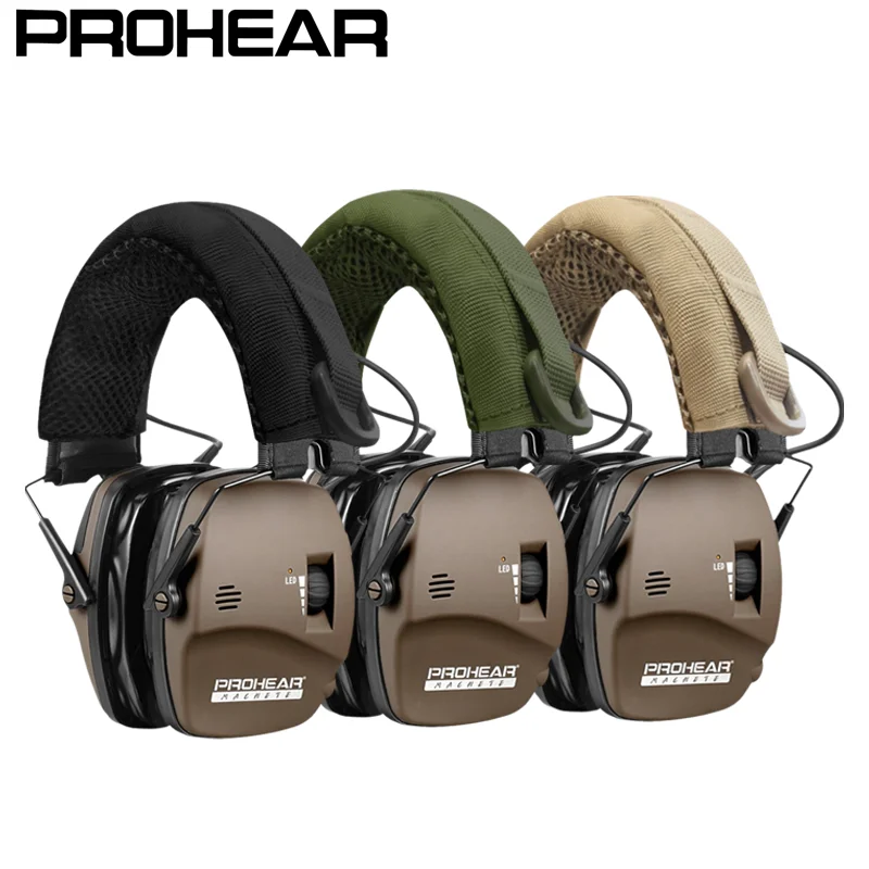PROHEAR Shooting Electronic Headphone with Headband Gel Ear Pads 5X ...