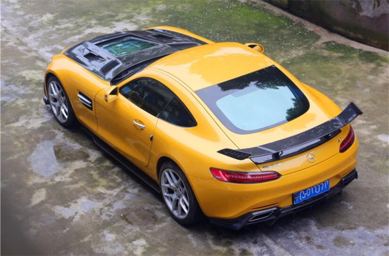 For Mercedes Benz AMG GT GTS GTC GTR 2015-2023 High Quality REAL Carbon Fiber Rear Diffuser ...