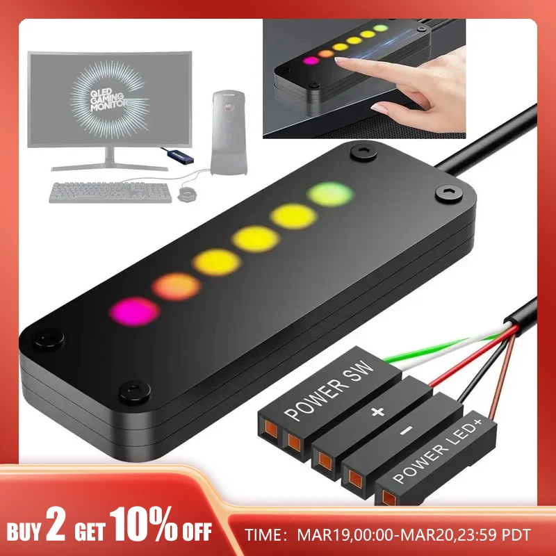 External-Computer-Desktop-2m-4m-Extension-Cable-RGB-LED-Lights-PC ...