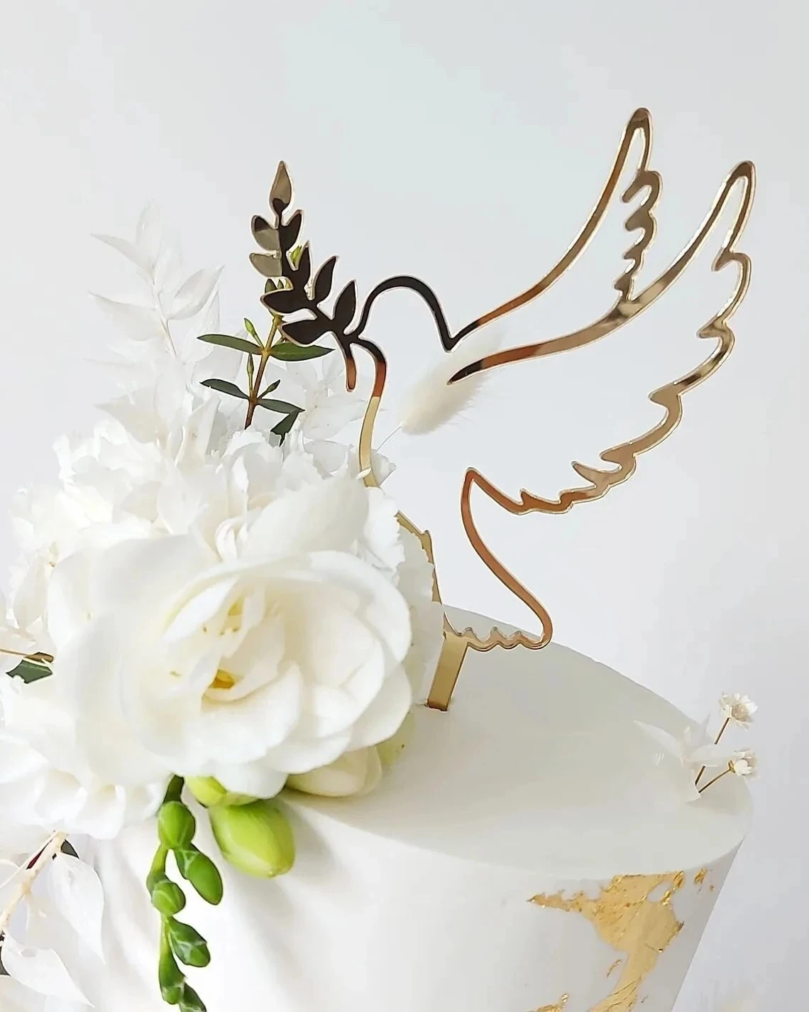 Cake-Topper-para-Primeira-Comunh-o-Pomba-com-Ramo-Comunh-o-Topper ...