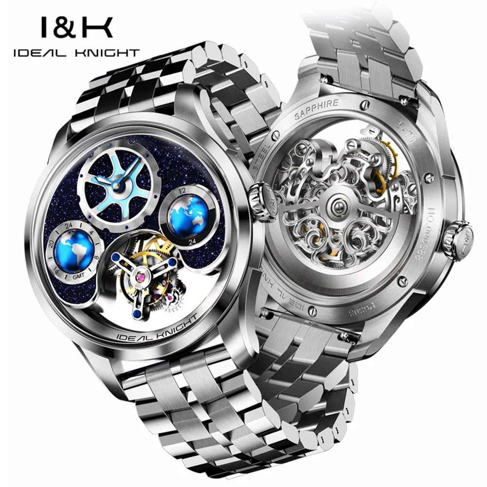 Reloj-mec-nico-autom-tico-para-hombre-cron-grafo-de-acero-inoxidable-de ...