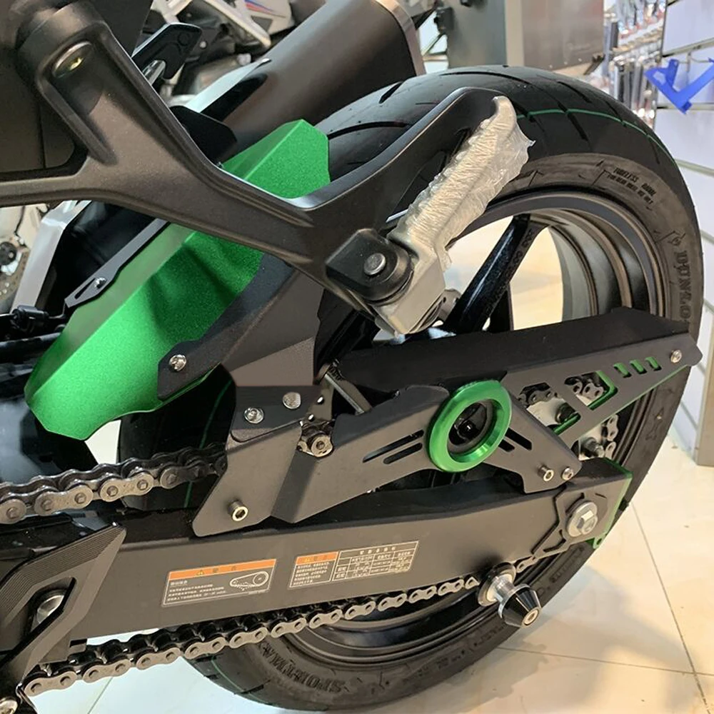 Motorcycle Mudguard Chain Guard Cover Rear Fender For Kawasaki Ninja400 ...