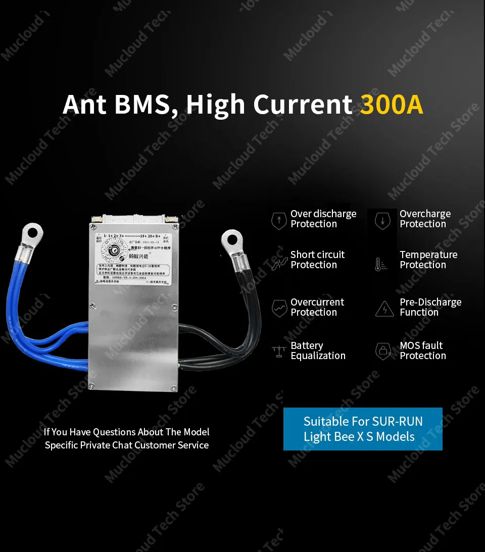 SURRON 빛 꿀벌 X 배터리 대용량 블루투스 60V 직접 교체 삼성 Ant BMS 오토바이 오프로드 Dirtbike SUR ...