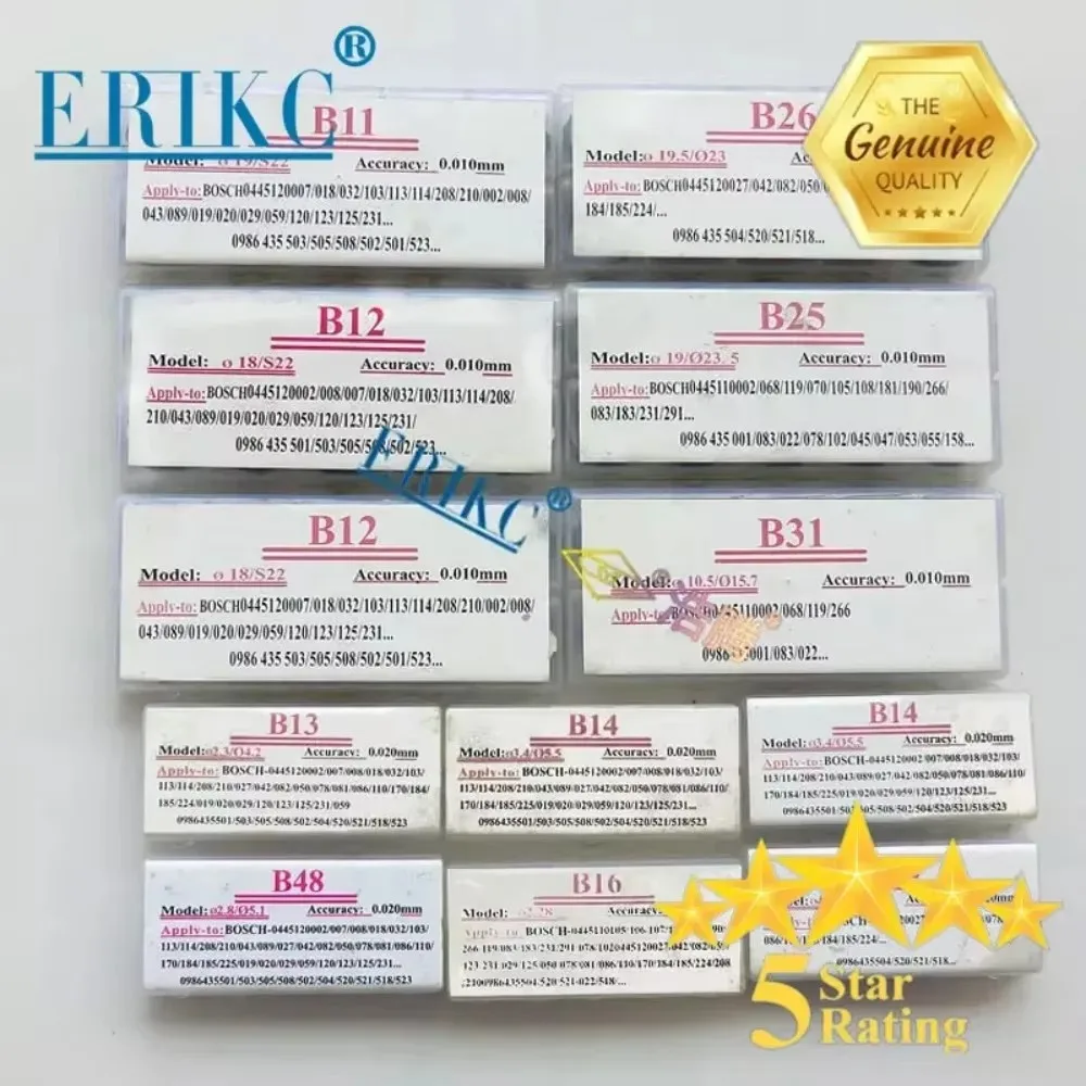 50PCS Injector Washer Shim B11 B12 B13 B14 B15 B16 B22 B25 B26 B31 B37 ...