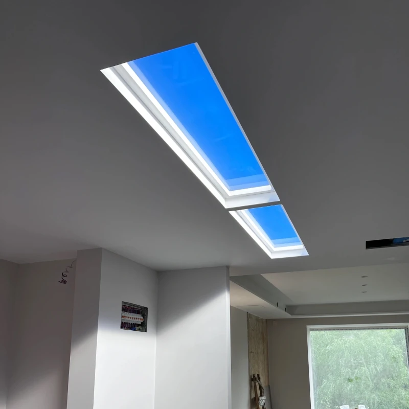 Artificial-Sunshine-Blue-Sky-Light-LED-Skylight-Window-Ceiling-Health ...