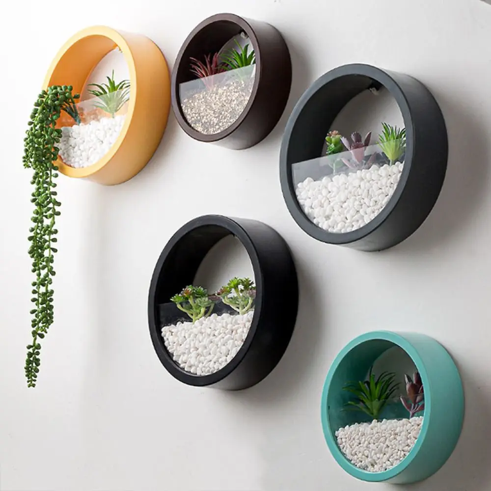 Nordic-Home-Decoration-Vase-Wall-Hanging-Flower-Pot-Room-Hanging-Basket ...
