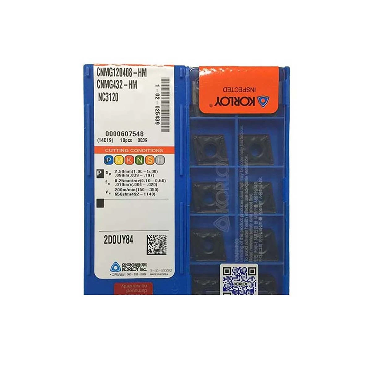 KORLOY 100% Original CNMG1204 CNMG120404 CNMG120408 HM NC3030 CNMG09 ...