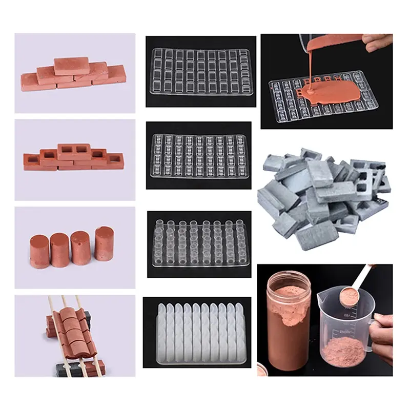 Mini-Small-Brick-Brick-Mold-Sand-Table-Construction-Making-Mini-Brick ...