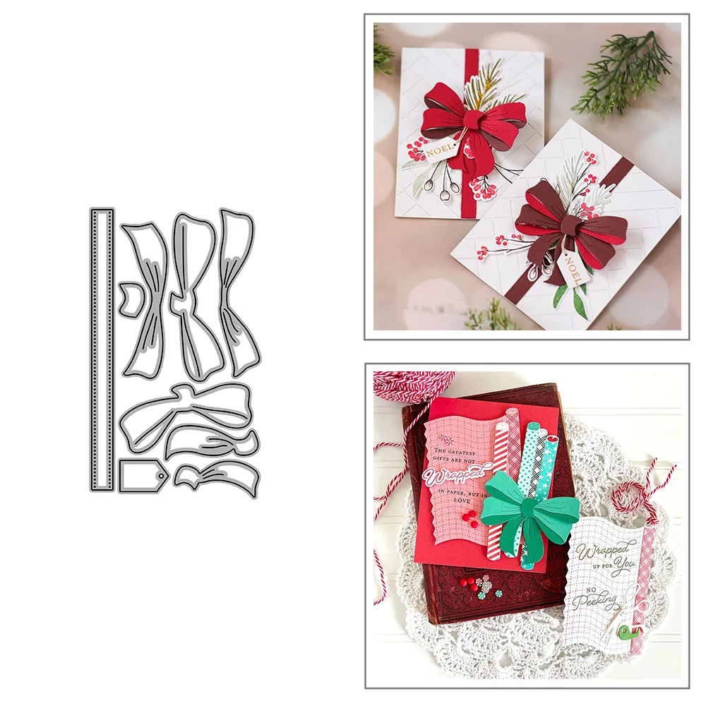 BIG-BEAUTIFUL-BOW-Metal-Cutting-Dies-for-DIY-Scrapbook-Album-Paper-Card ...
