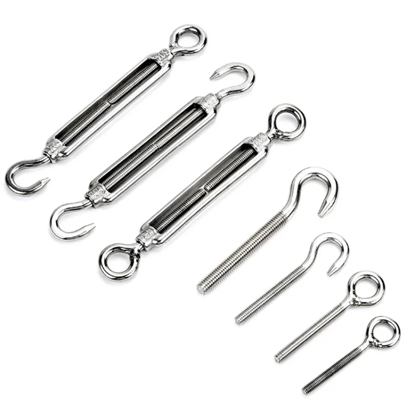 Cable Tensioner 12 Pack M4 Turnbuckle Hook And Eye Turnbuckles For ...
