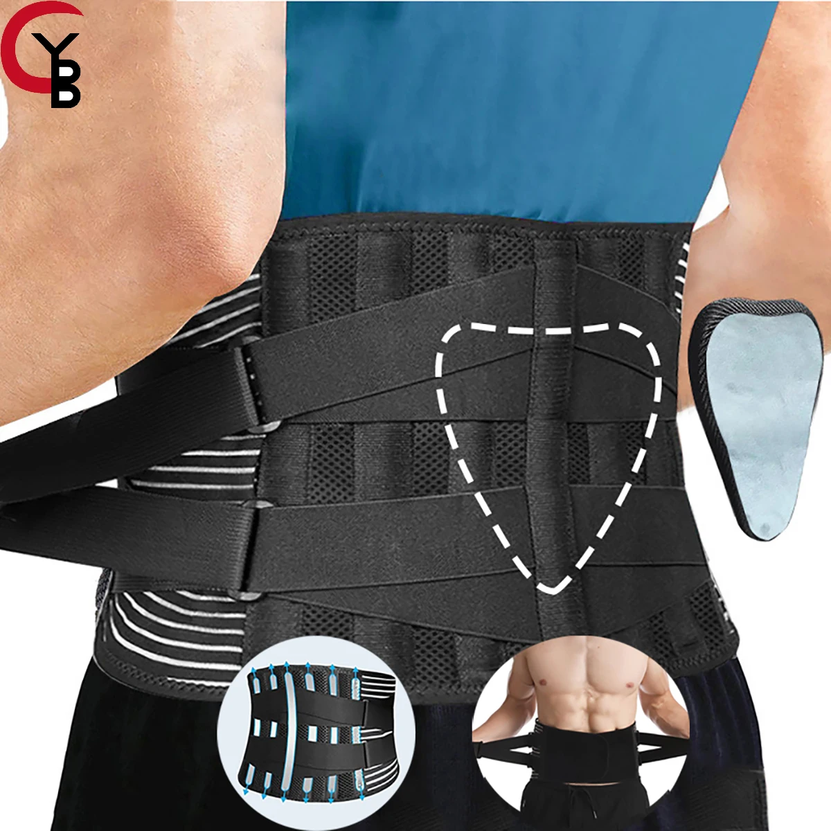 Back-Braces-for-Lower-Pain-Relief-Anti-skid-Lumbar-Breathable-Support ...