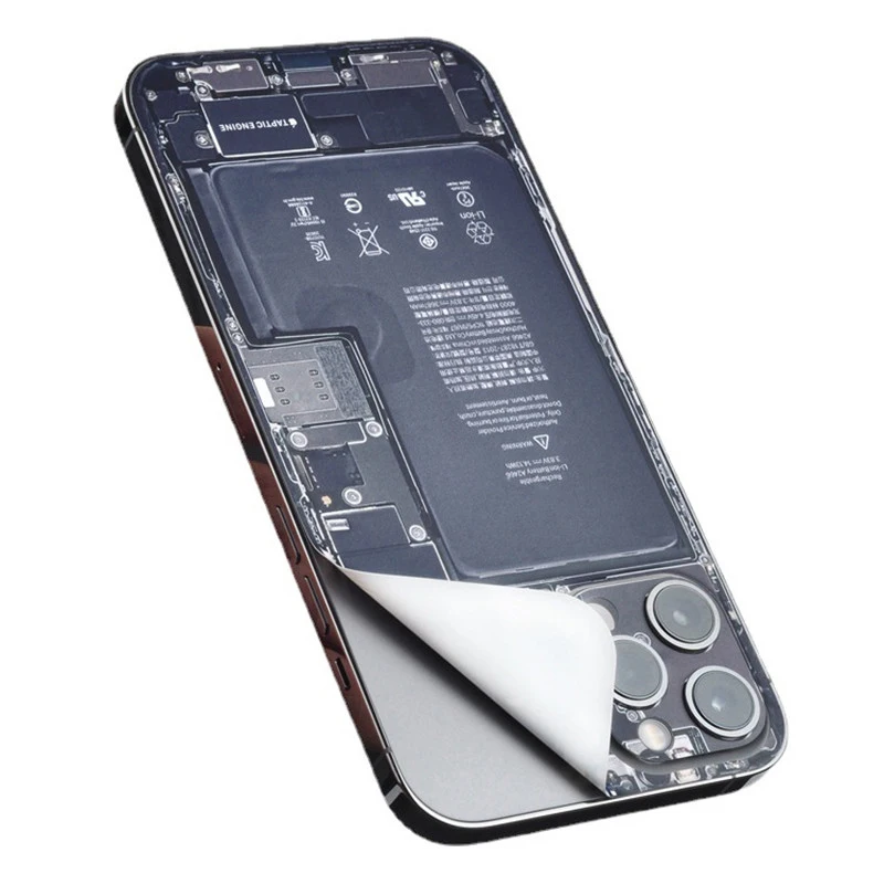 Camouflage Dismantling Mobile Phone Back Film Sticker For iPhone 15 Pro ...