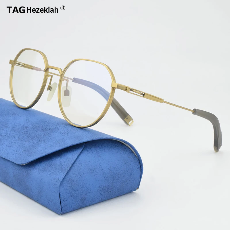 Vintage-Titanium-Eyeglasses-Frame-Men-DLX-108-Myopia-Prescription ...