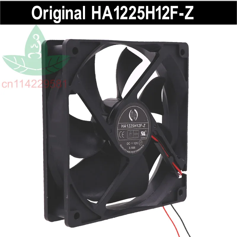 ใหม่พัดลมทำความเย็นต้นฉบับสำหรับ HA1225H12F Z 12V 0.58A 12025 Air ...
