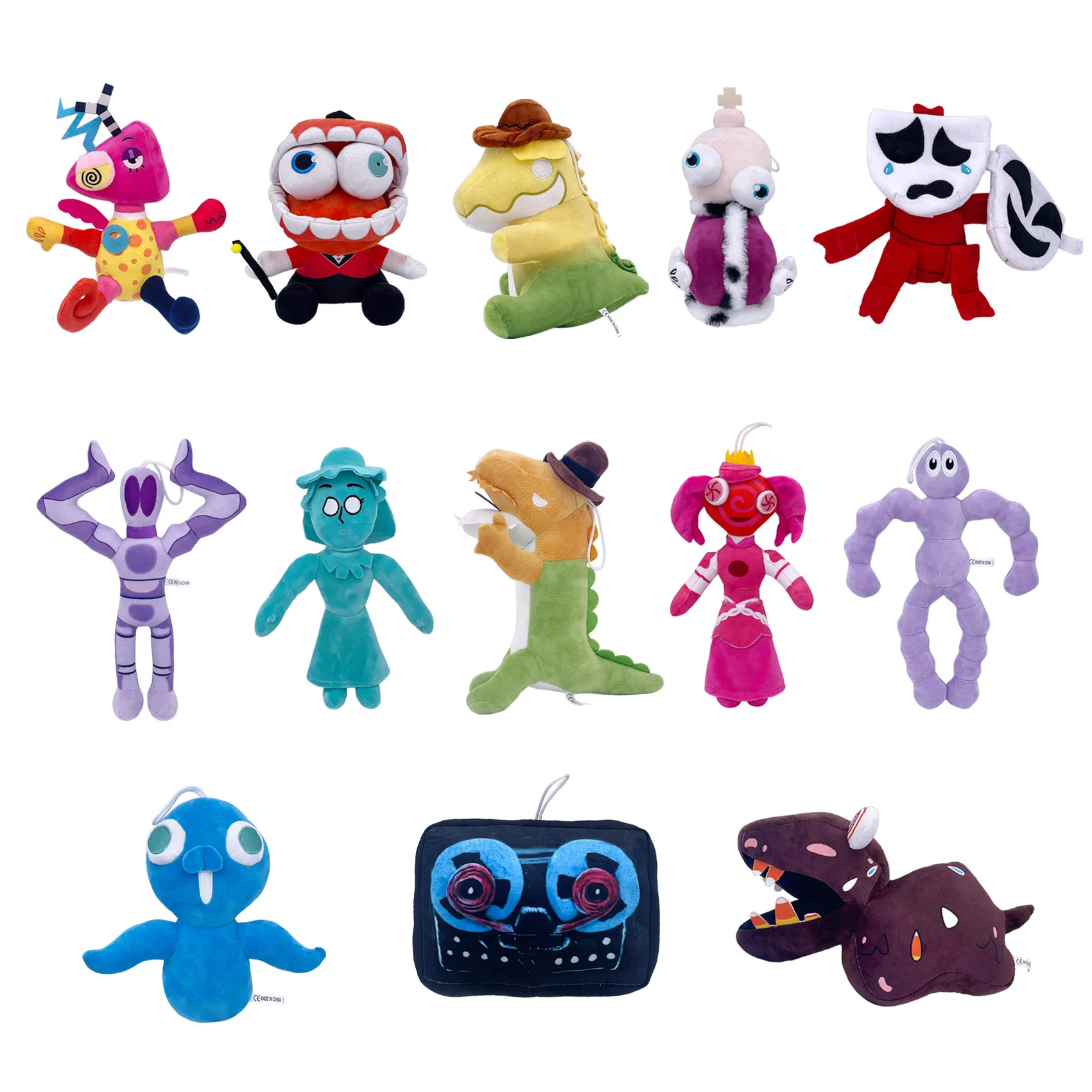 The-Amazing-Digital-Circus-Plush-Toys-Jax-Zooble-Gangle-Kinger-Caine ...