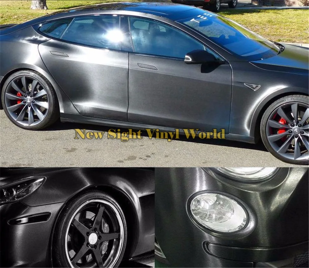 Brushed Aluminum Car