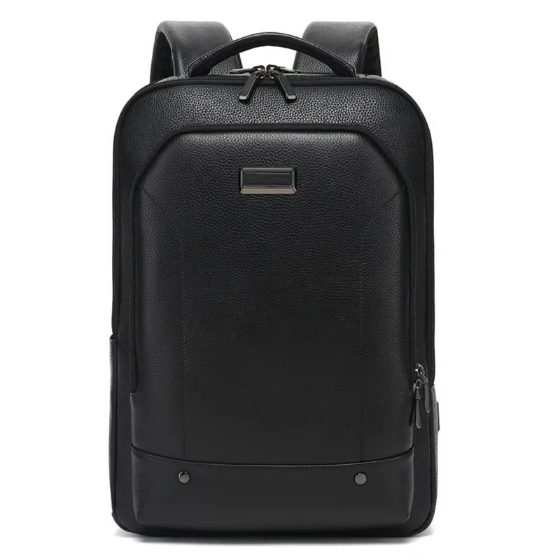 Quality-Men-s-100-Genuine-Leather-Backpack-Laptop-Bag-Male-School-Bag ...