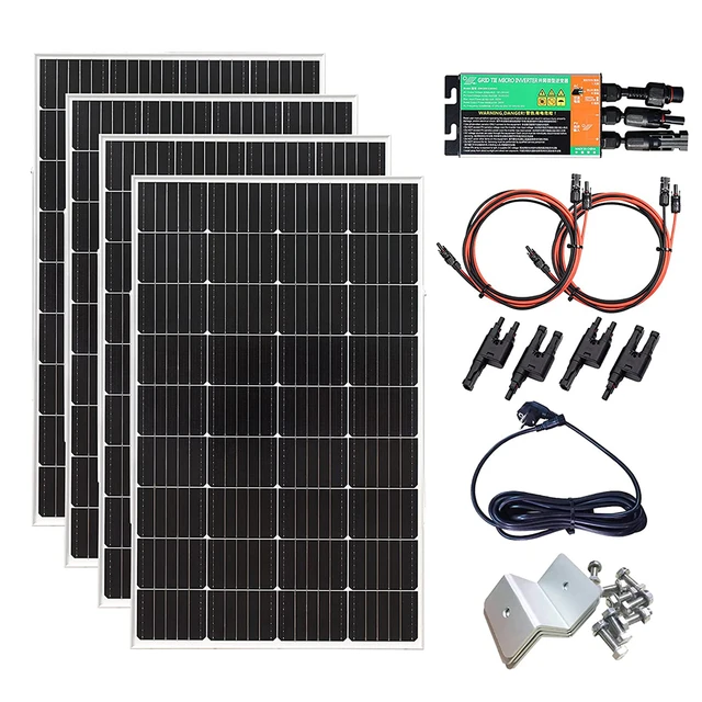 600W Panel Surya Monocrystalline Pembangkit Listrik Tenaga, 46% OFF