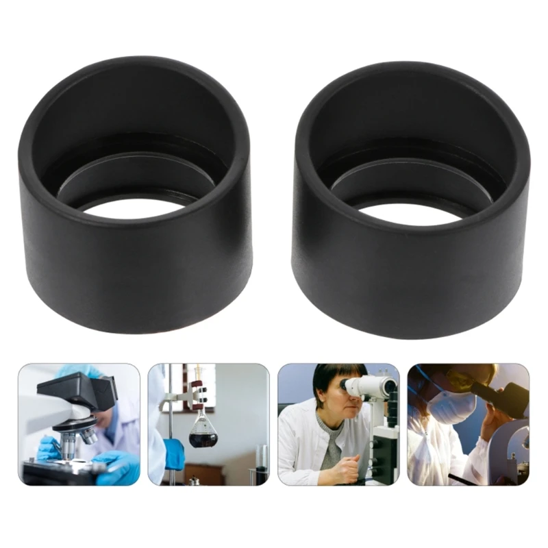 Microscope-Eyepiece-cup-2Pcs-Rubber-Eyepiece-Cover-Guards-Eyeshields ...