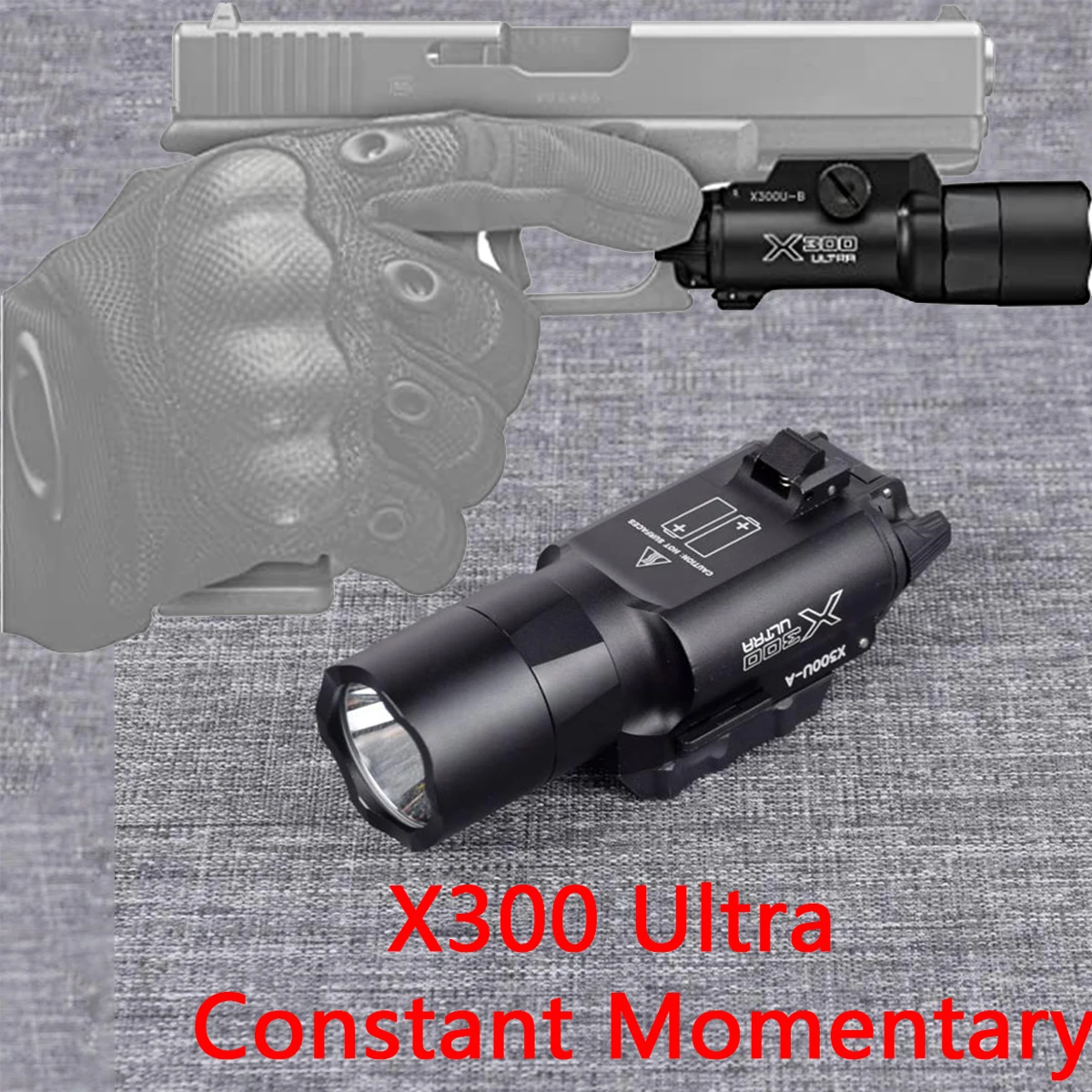 Pistol Gun Light Lanterna Torch | Gun Flashlight Tactical X300 - Sf ...