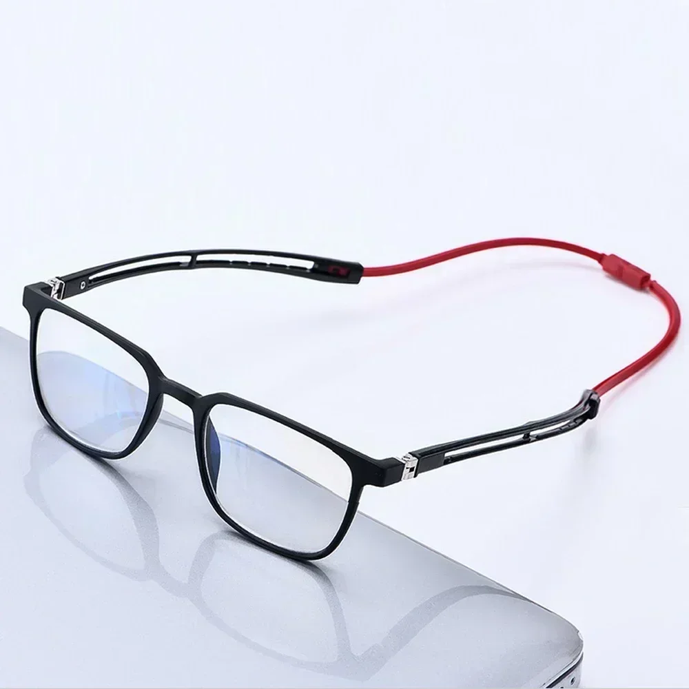 Tr90-Magnetic-Reading-Glasses-for-Men-Hanging-Neck-Anti-Blue-Portable ...