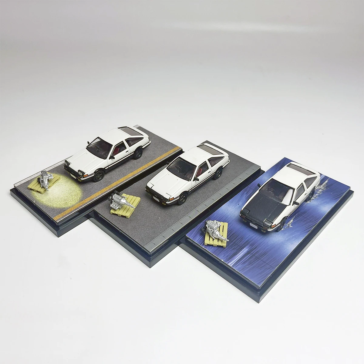 Hobby Japan 1:64 Initial D Toyota SPRINTER TRUENO GT APEX AE86 Diecast ...