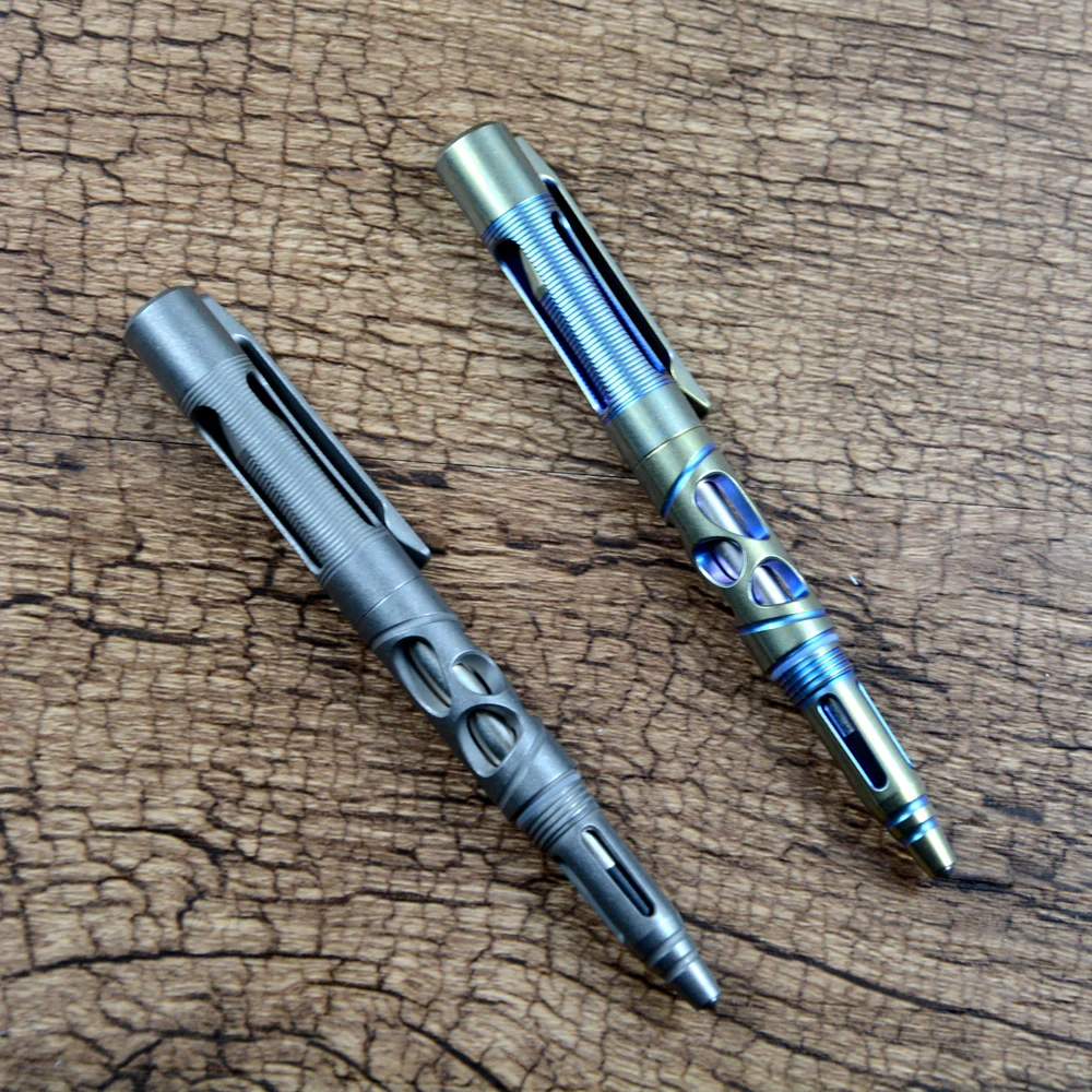 TWOSUN-Tactical-Pen-Stonewashed-Blue-TC4-Titanium-alloy-Outdoor-Tool ...