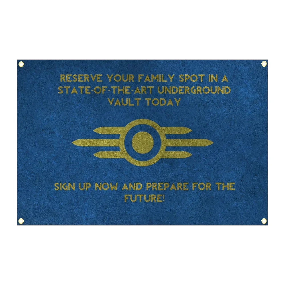 Funny-Flag-Fallout-4-Outdoor-Decorations-Wall-Decoration-Decor-Room ...