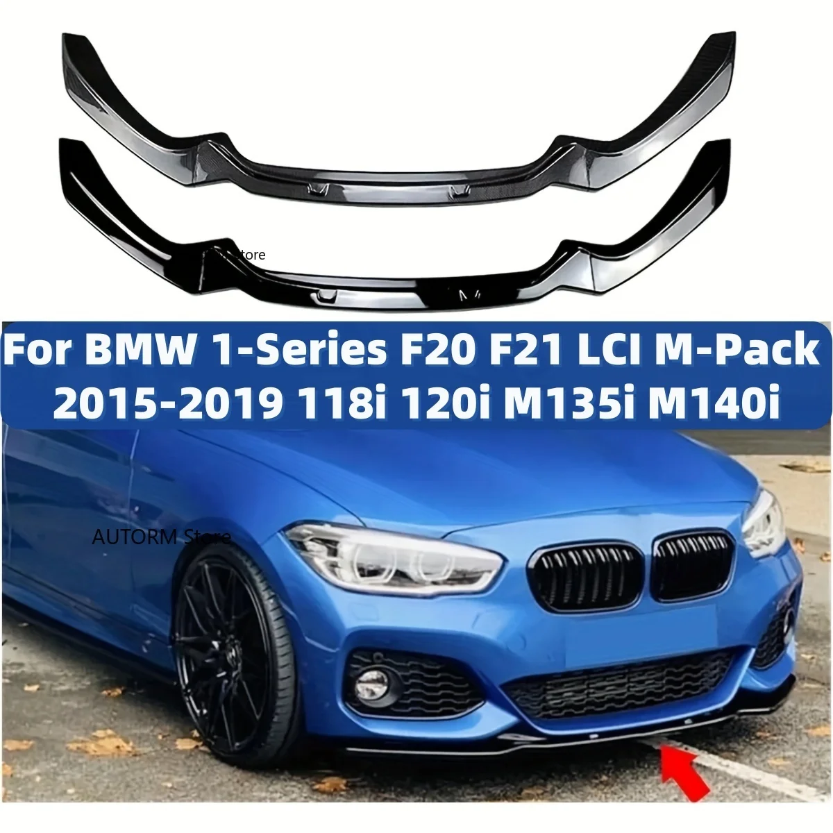 For BMW 1-Series F20 F21 118i 120i M135i M140i 2015-2019 M Performance ...