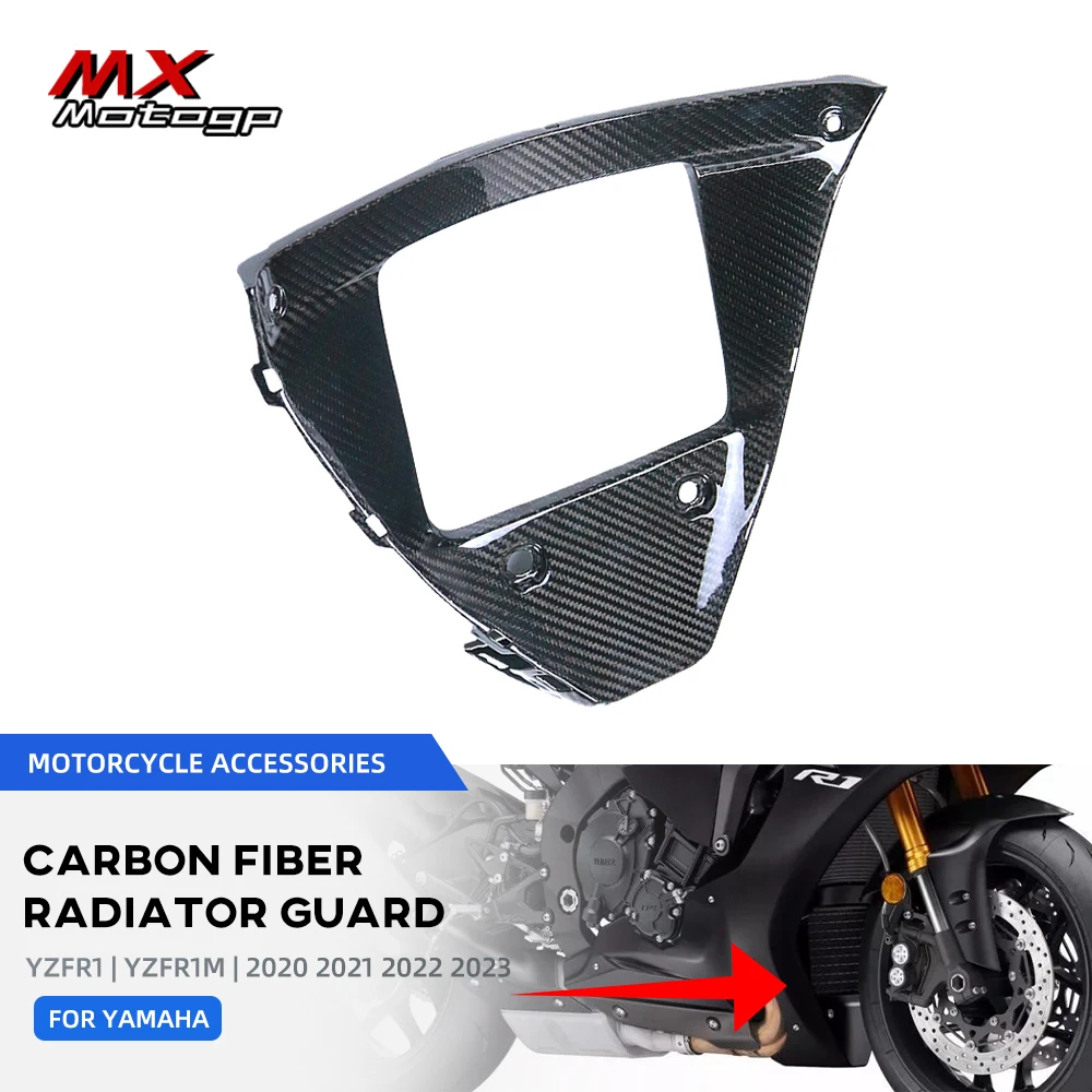 New-Motorcycle-Parts-Carbon-Fiber-Radiator-Guard-V-Panel-Protector-For ...