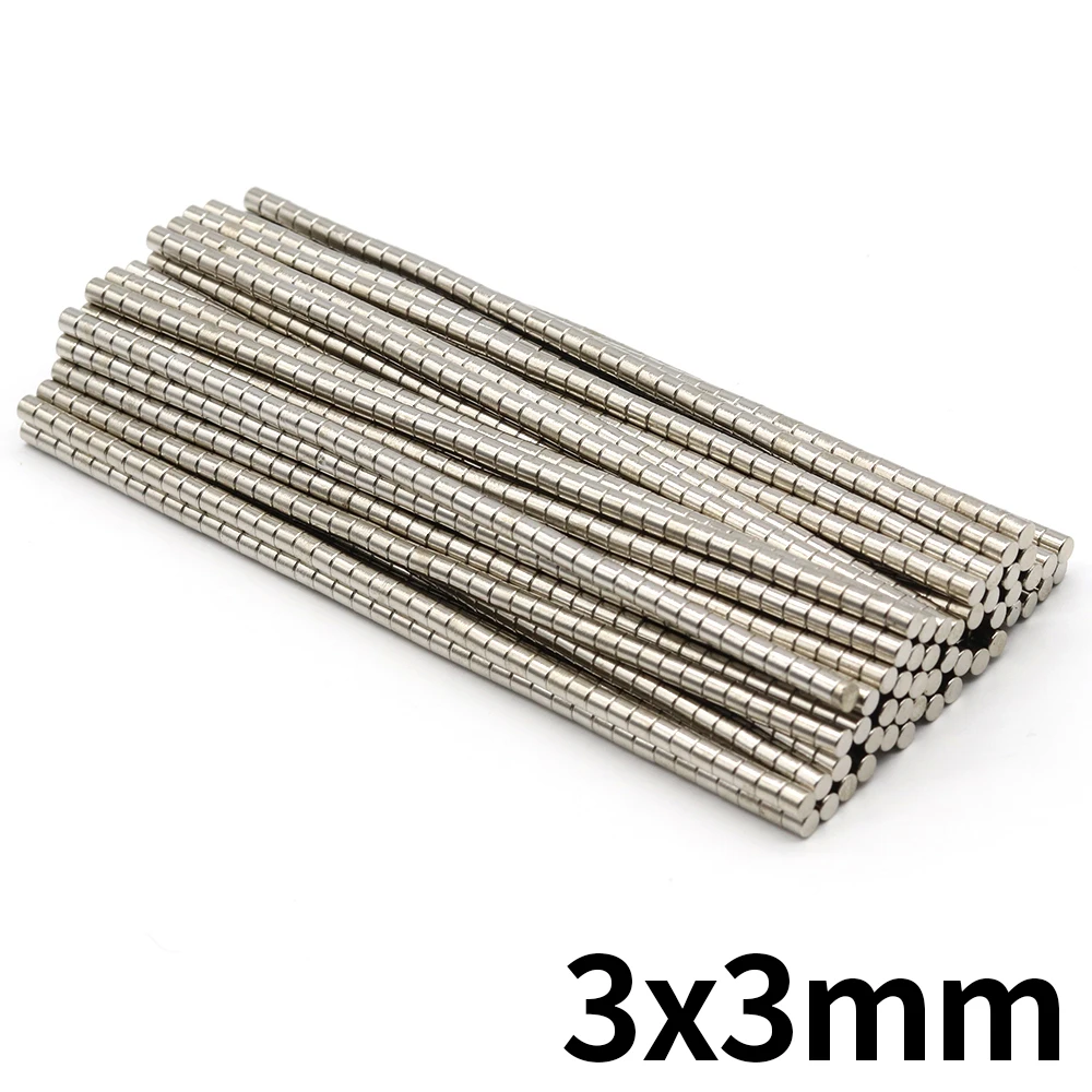 5-10-20-50100-200-500Pcs-Small-Round-Magnet-3x3-Neodymium-Magnet-N35 ...