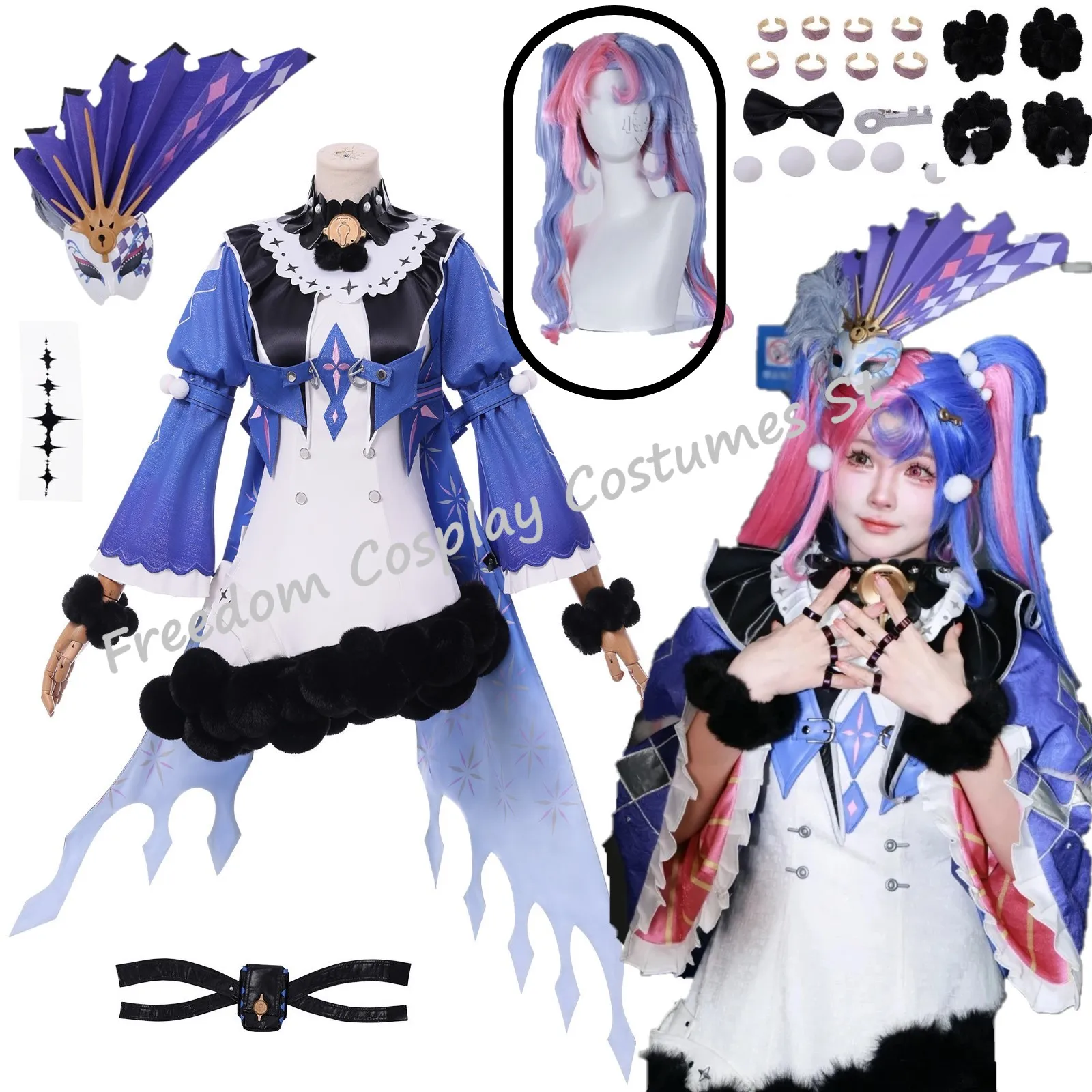 In Stock ROCCIA Cosplay Game Wuthering Waves Roccia Cosplay Costume ...