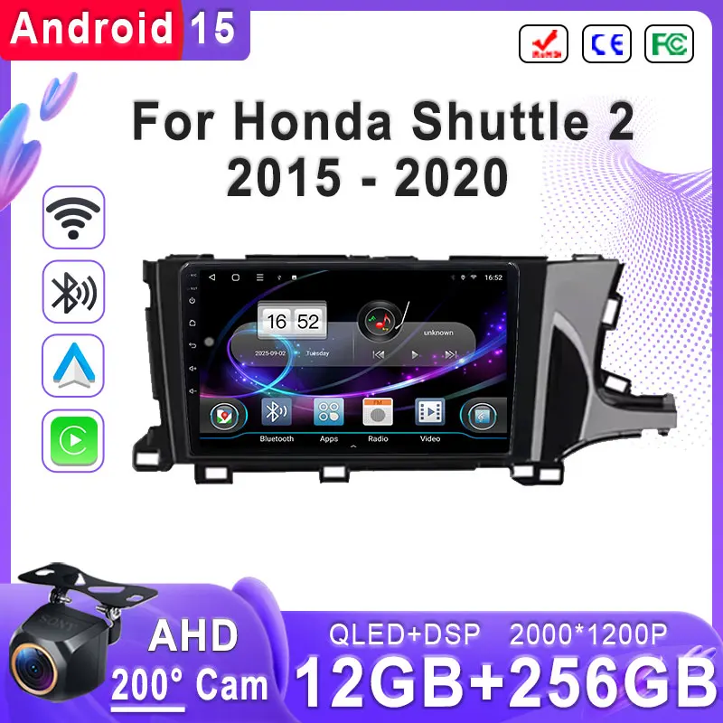 Plug and Play For Honda Shuttle 2 2015 - 2020 Stereo Head Unit GPS ...