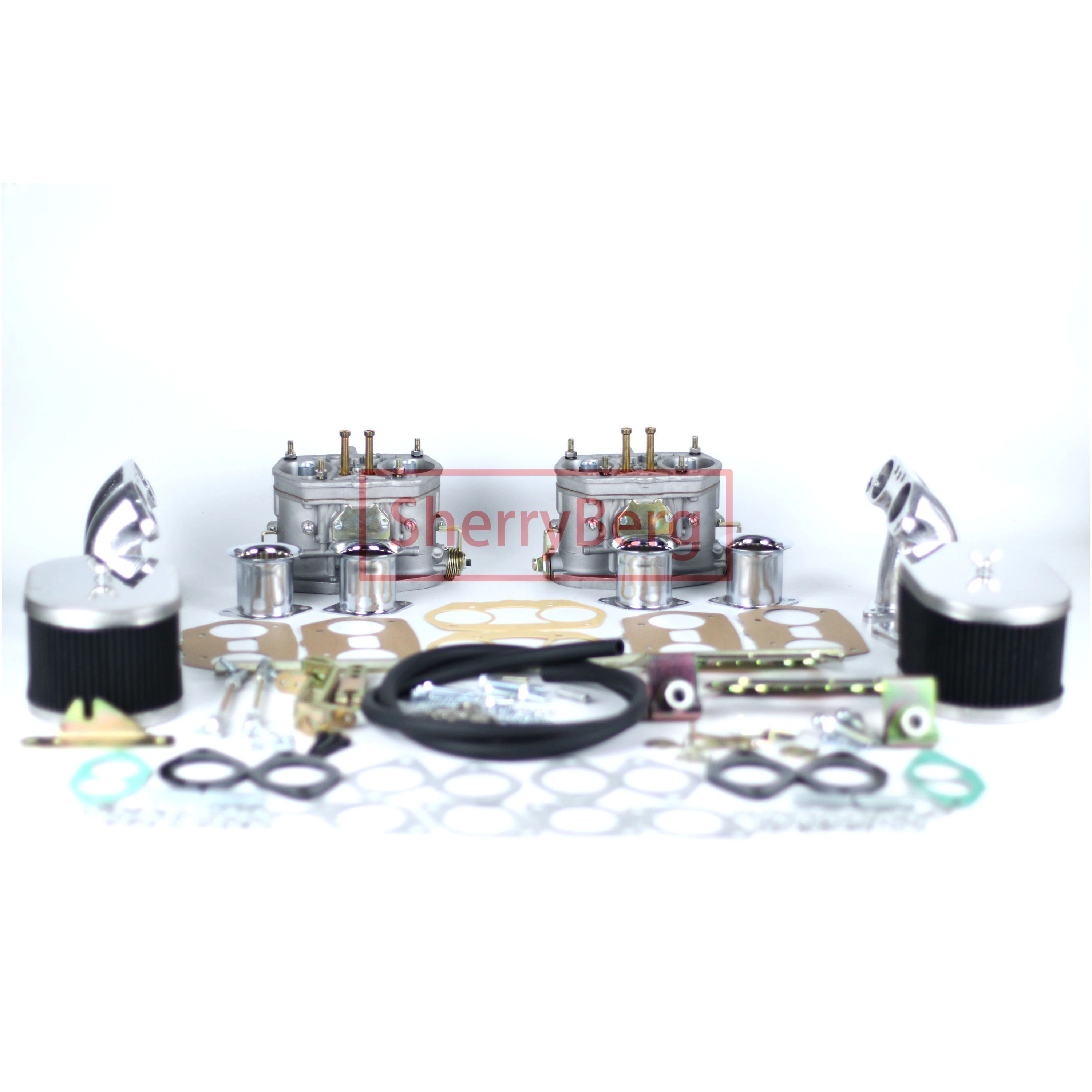 SherryBerg Dual Carb Kit 48MM 48IDF Carburetors Manifold Linkage Air ...