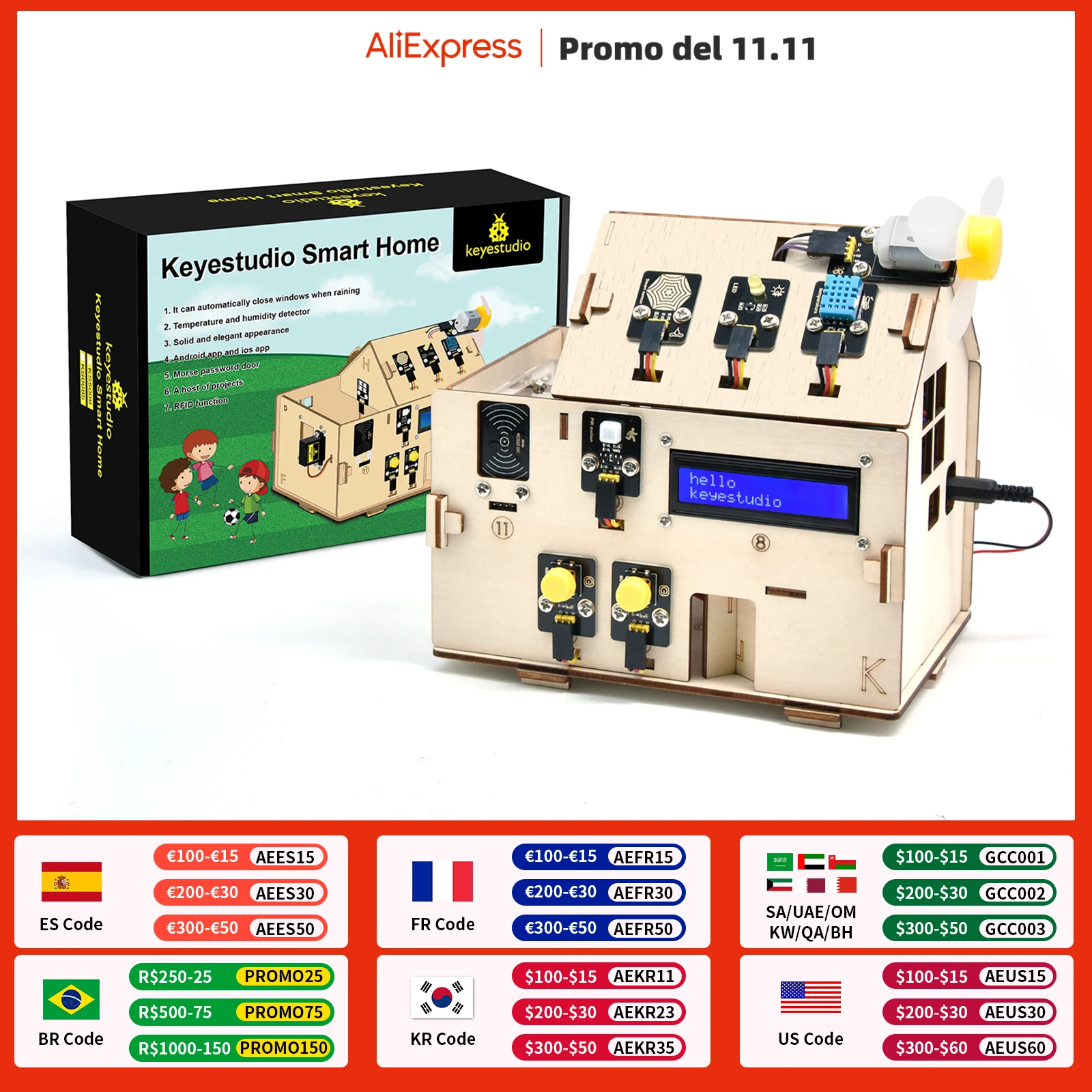 Keyestudio-Smart-Home-IOT-Kit-With-ESP32-Board-C-language-And-MicroPython-For-Arduino-ESP32 ...