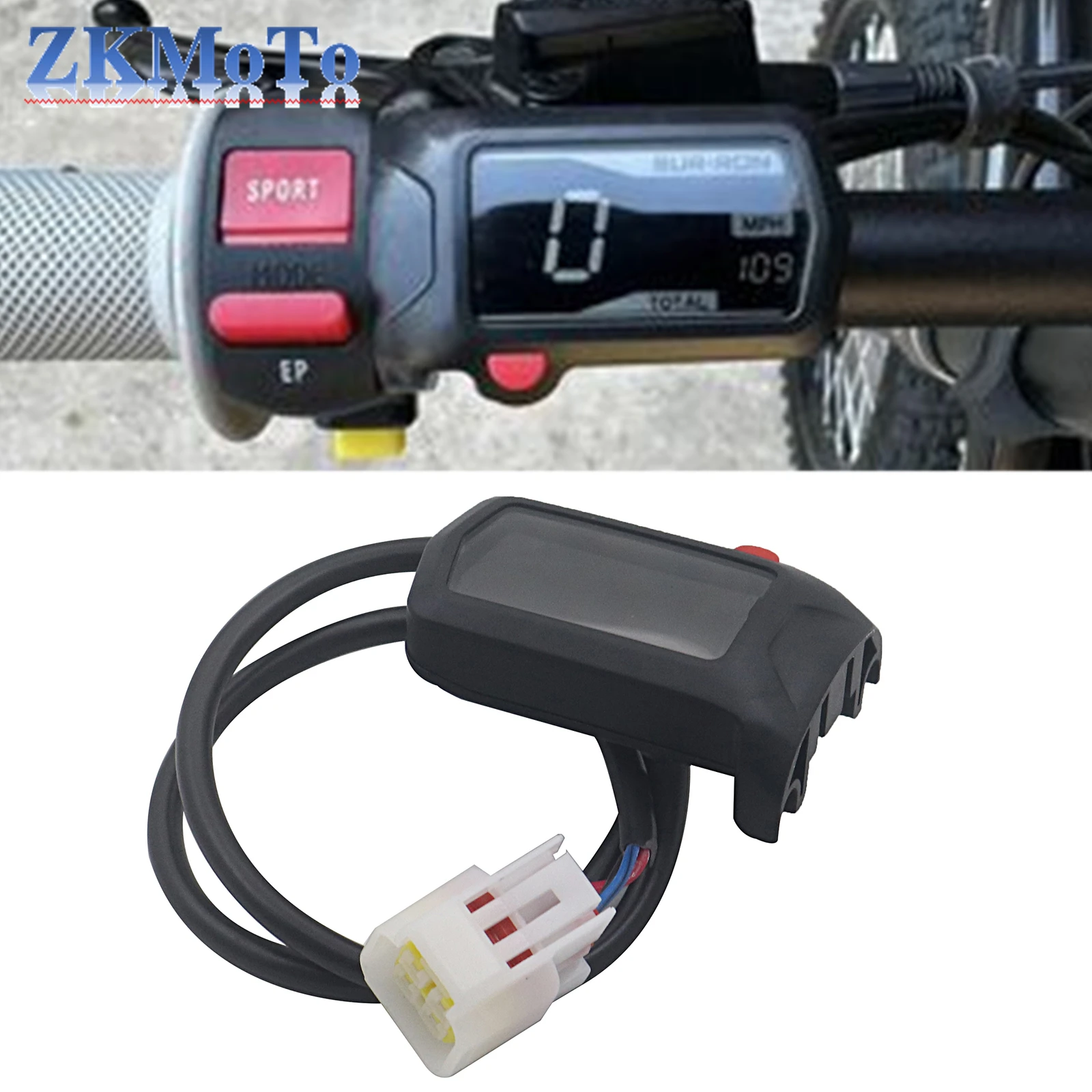 Electric-Bike-Motocross-Hour-Meter-Handlebar-Speed-Meter-Assembly ...
