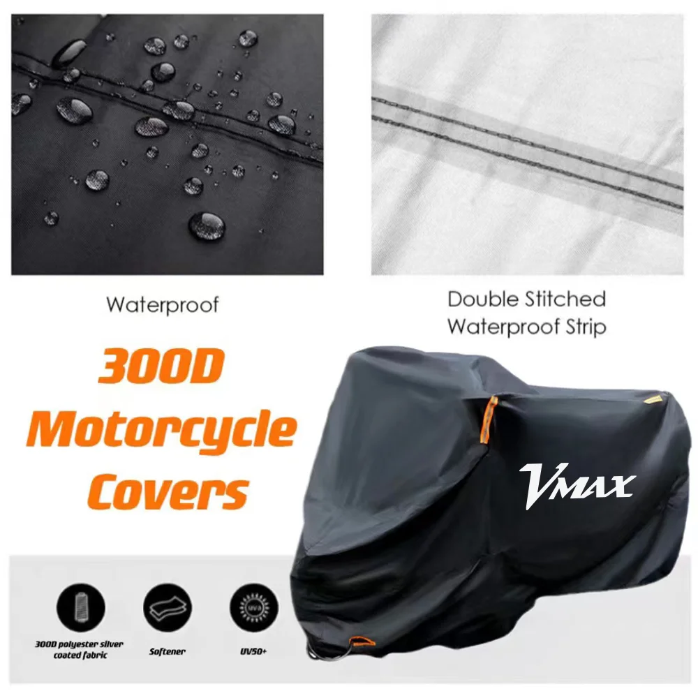 Thick-300D-Silver-Coated-Windproof-Motorcycle-Protector-Cover-For ...