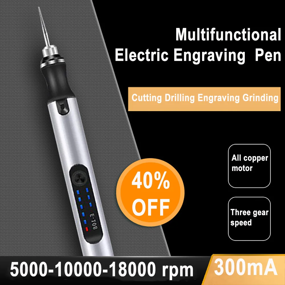 Graveerpen Wireless Grinder Electric Mini Grinder Engraving Pen With ...