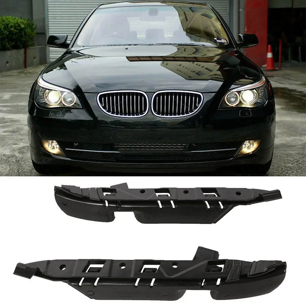 Pair-Of-For-BMW-5-Series-E60-E61-525i-530i-Front-Bumper-Bracket-Rail ...