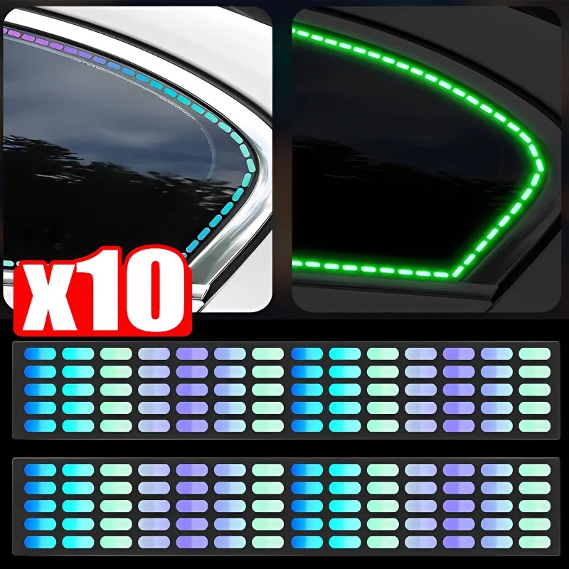 DIY-Dashed-Line-Reflective-Strip-Sticker-Car-Motorcycle-Night-Safety ...