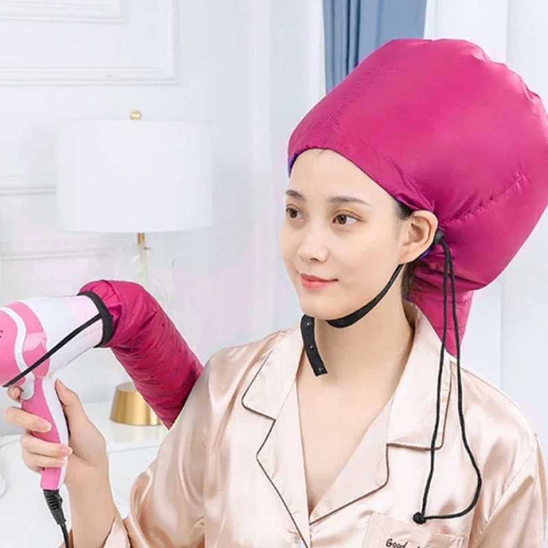 Hair-Dryer-Heating-Bonnet-Cap-Soft-Heated-Hat-Hair-Styling-Hood ...