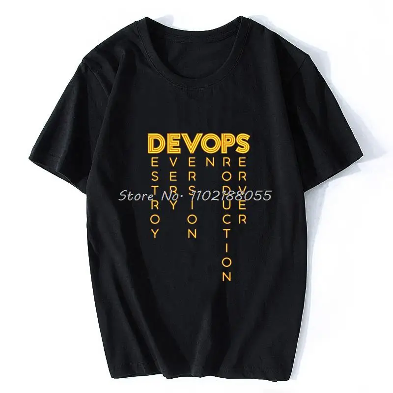 Camiseta-divertida-del-programador-DEVOPS-Devops-la-definici-n-Real-de ...