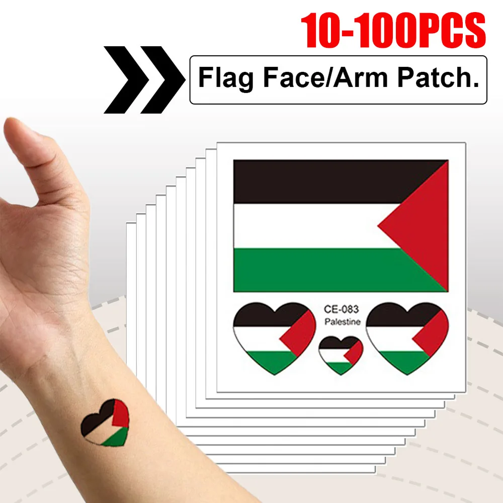 Palestine-Face-Arm-Stickers-Waterproof-Palestine-Flag-Sticker-Durable ...