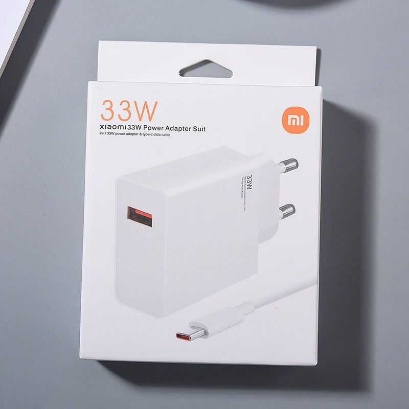 Xiaomi-Fast-Charger-33W-Original-Turbo-Charge-100CM-Type-C-Cable-MDY-11 ...