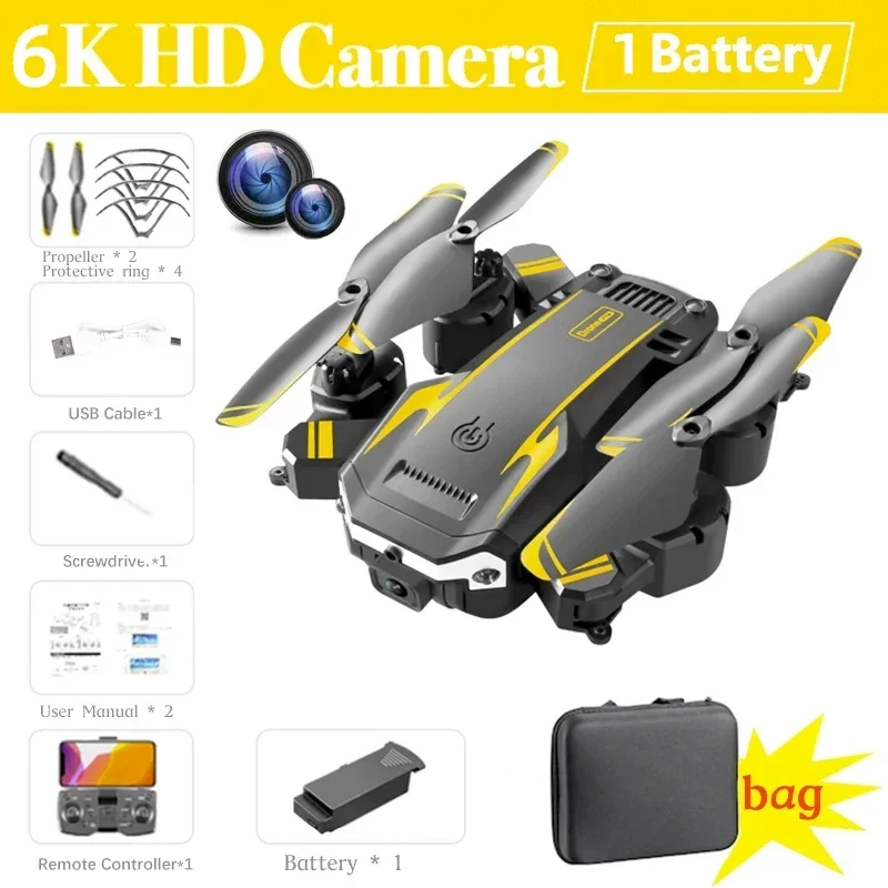 New G6 Drone 8K 5G GPS Professional HD 360 ° Aerial Photography Dual ...
